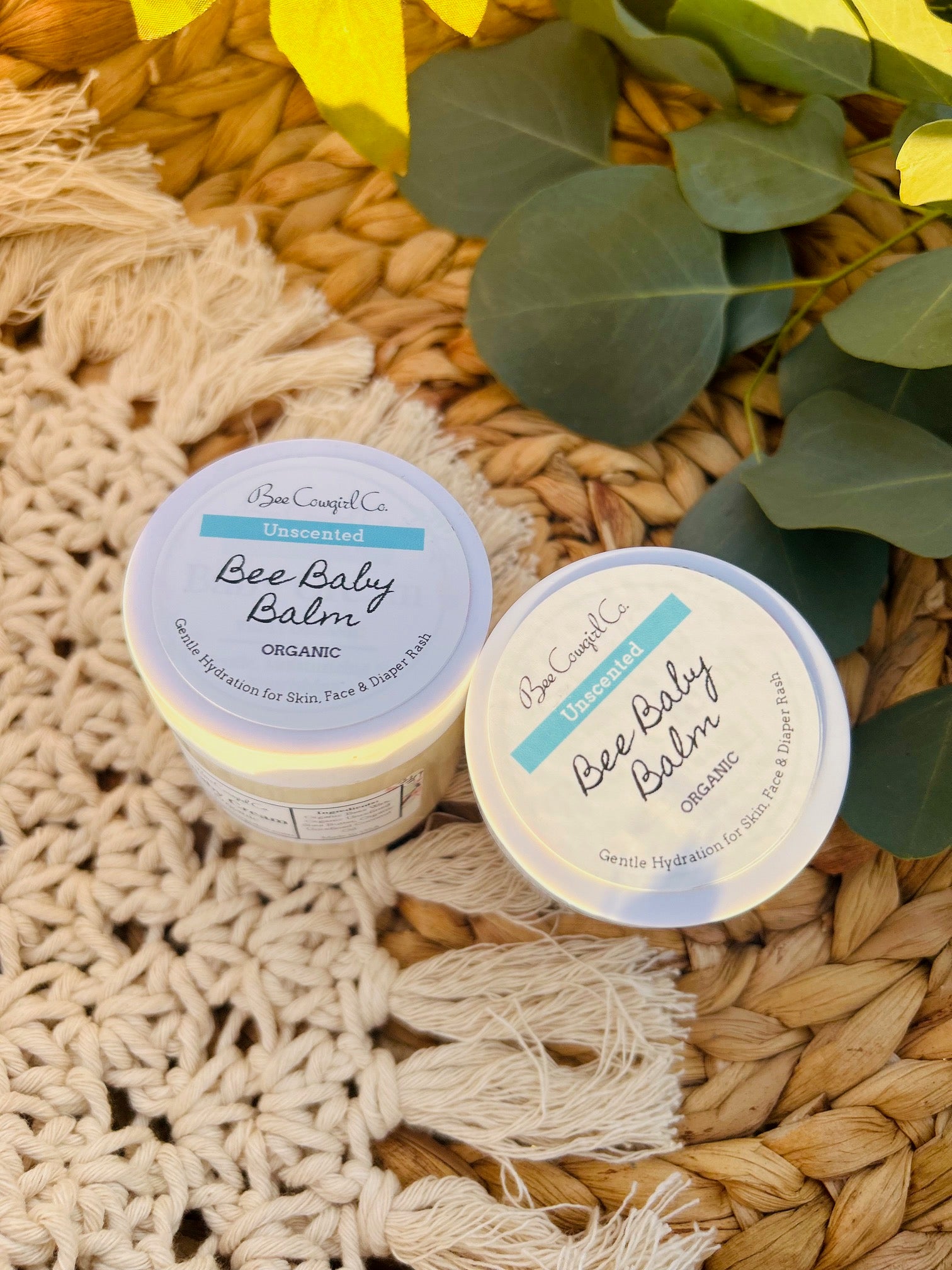 Organic Baby Cream, gentle and unscented – Bee Cowgirl Co.