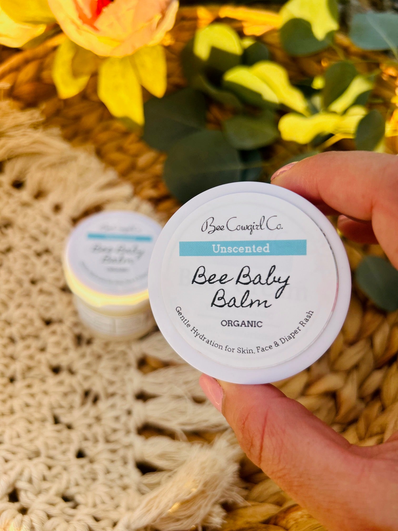 Organic Baby Cream, gentle and unscented – Bee Cowgirl Co.